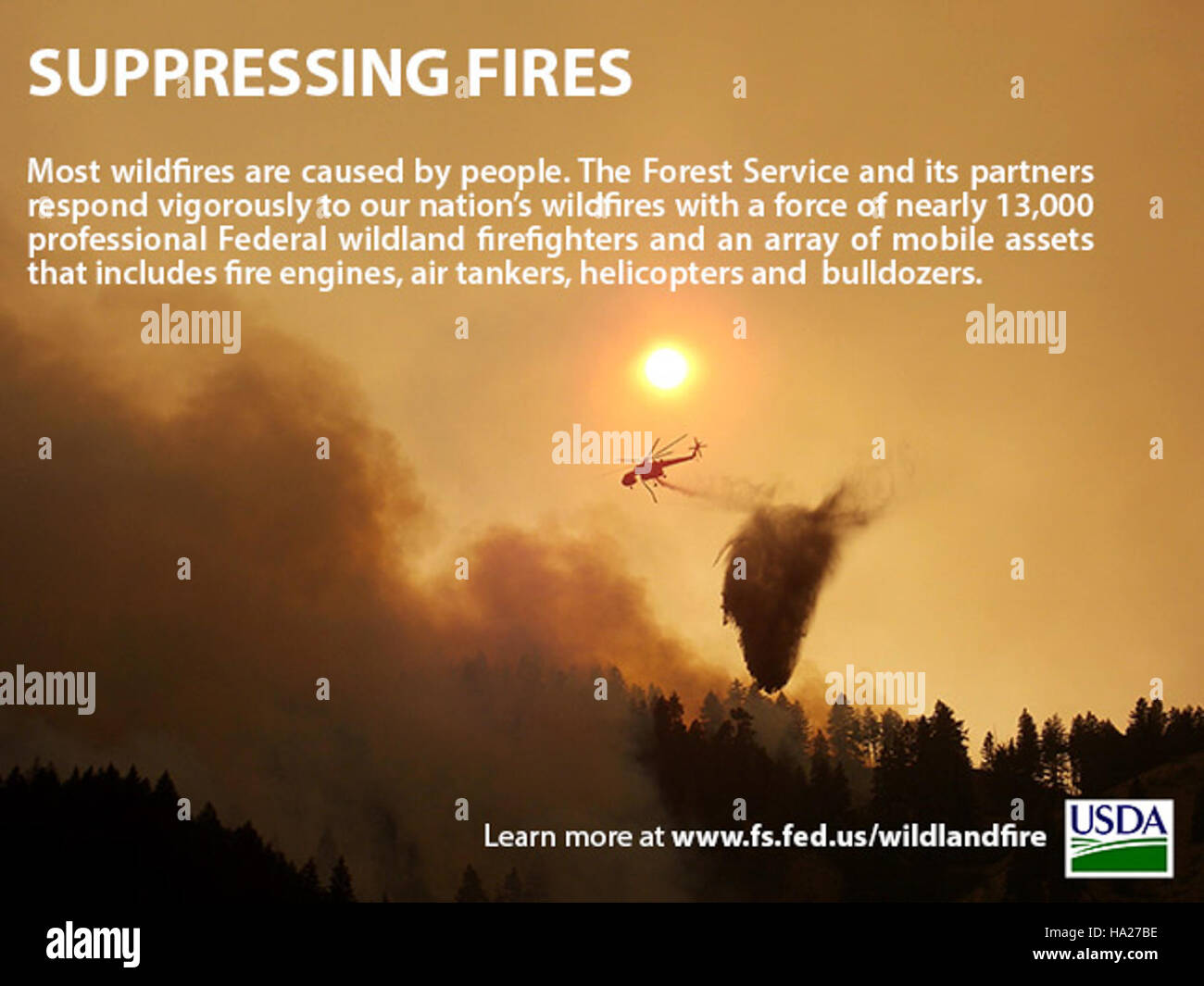 A USDA publication focused on fire suppression methods within national ...