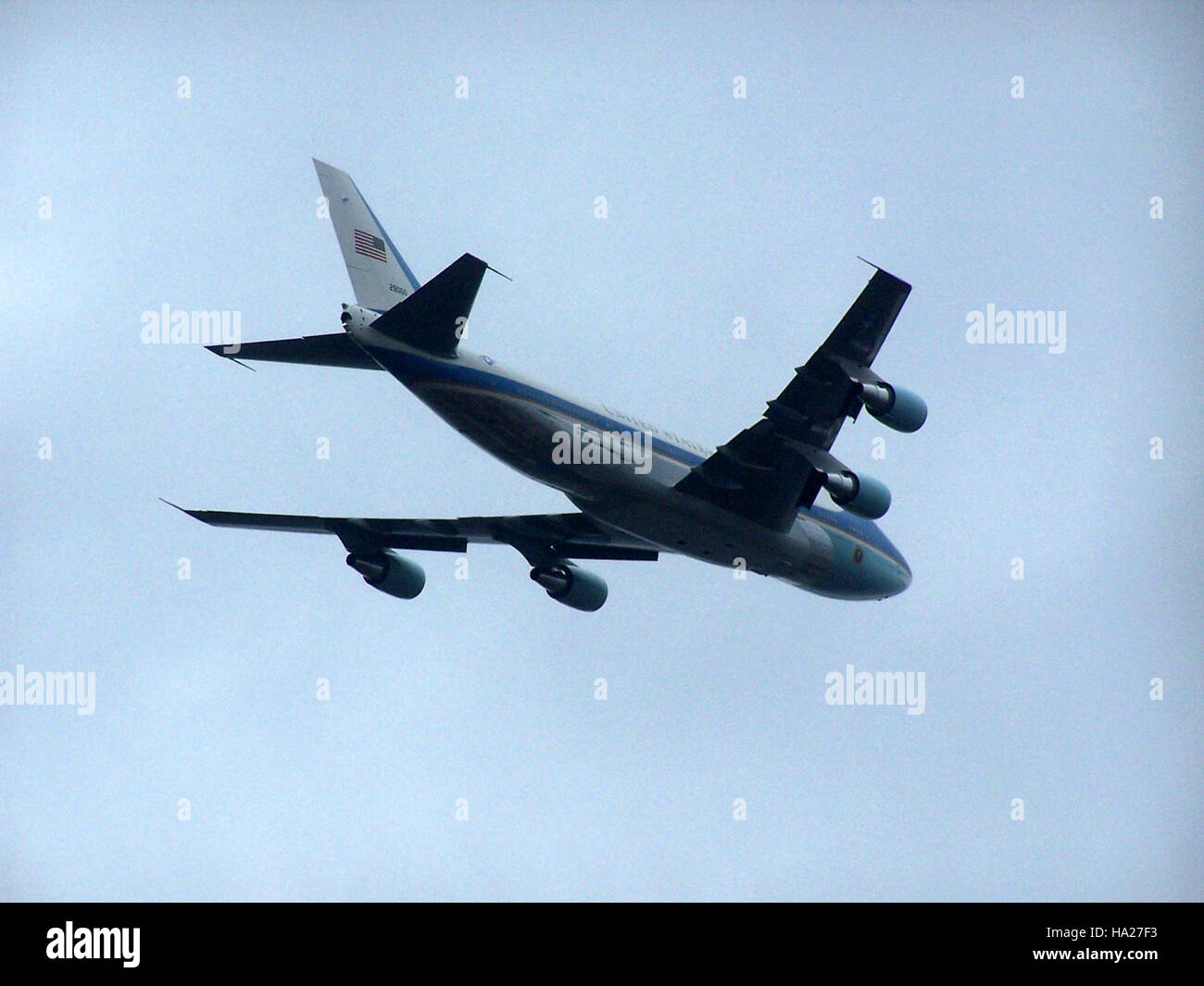 Air Force One, the iconic presidential aircraft, is displayed at Wright ...
