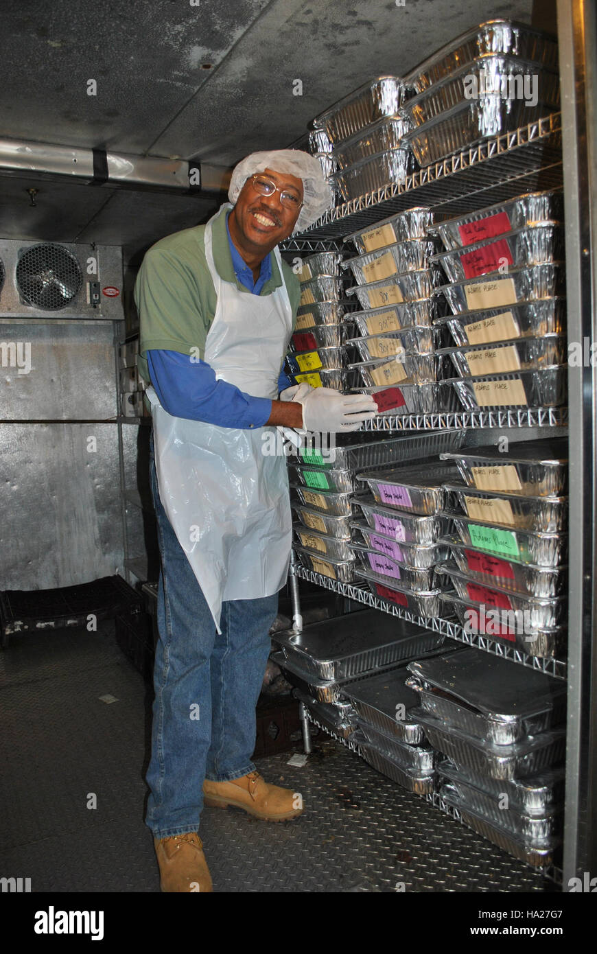 At the Central Kitchen in Washington D.C., USDA employees prepare ...