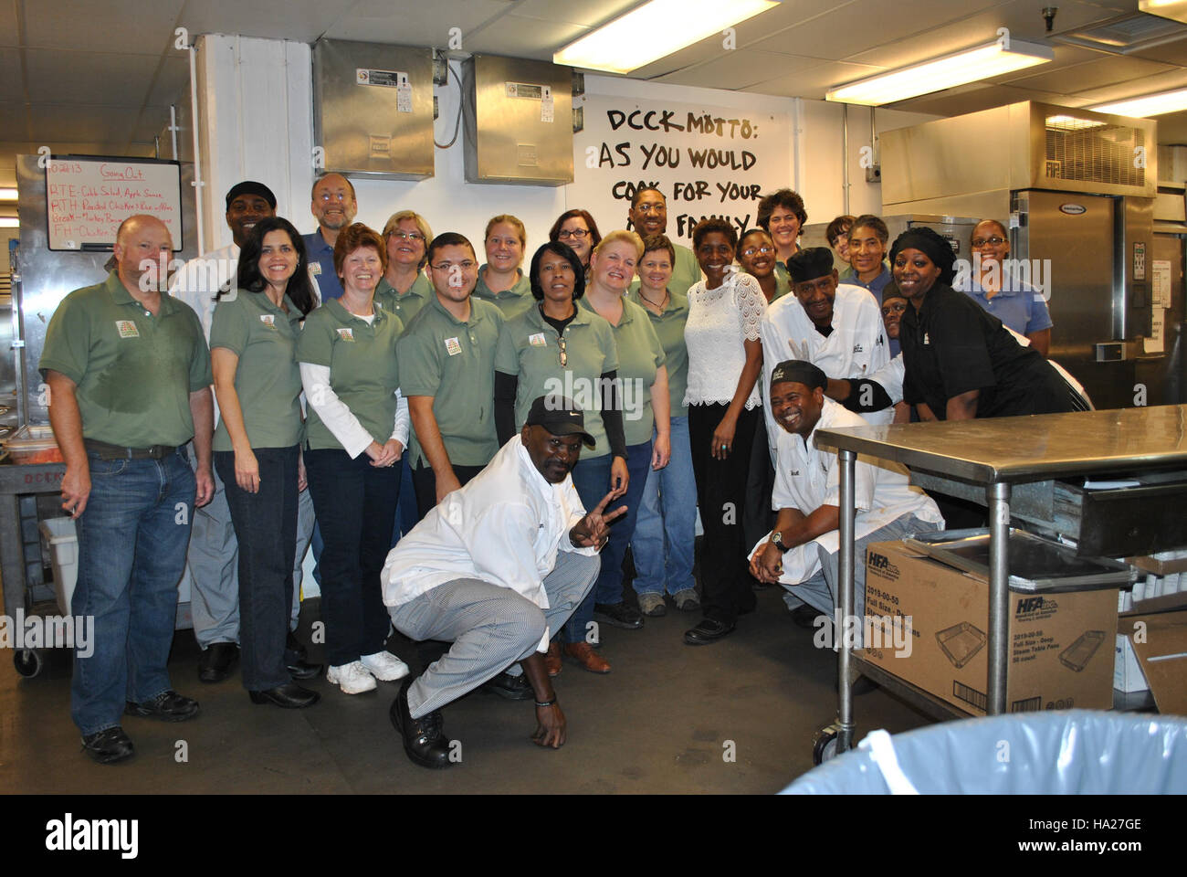 Usda employees prepare food hi-res stock photography and images - Alamy