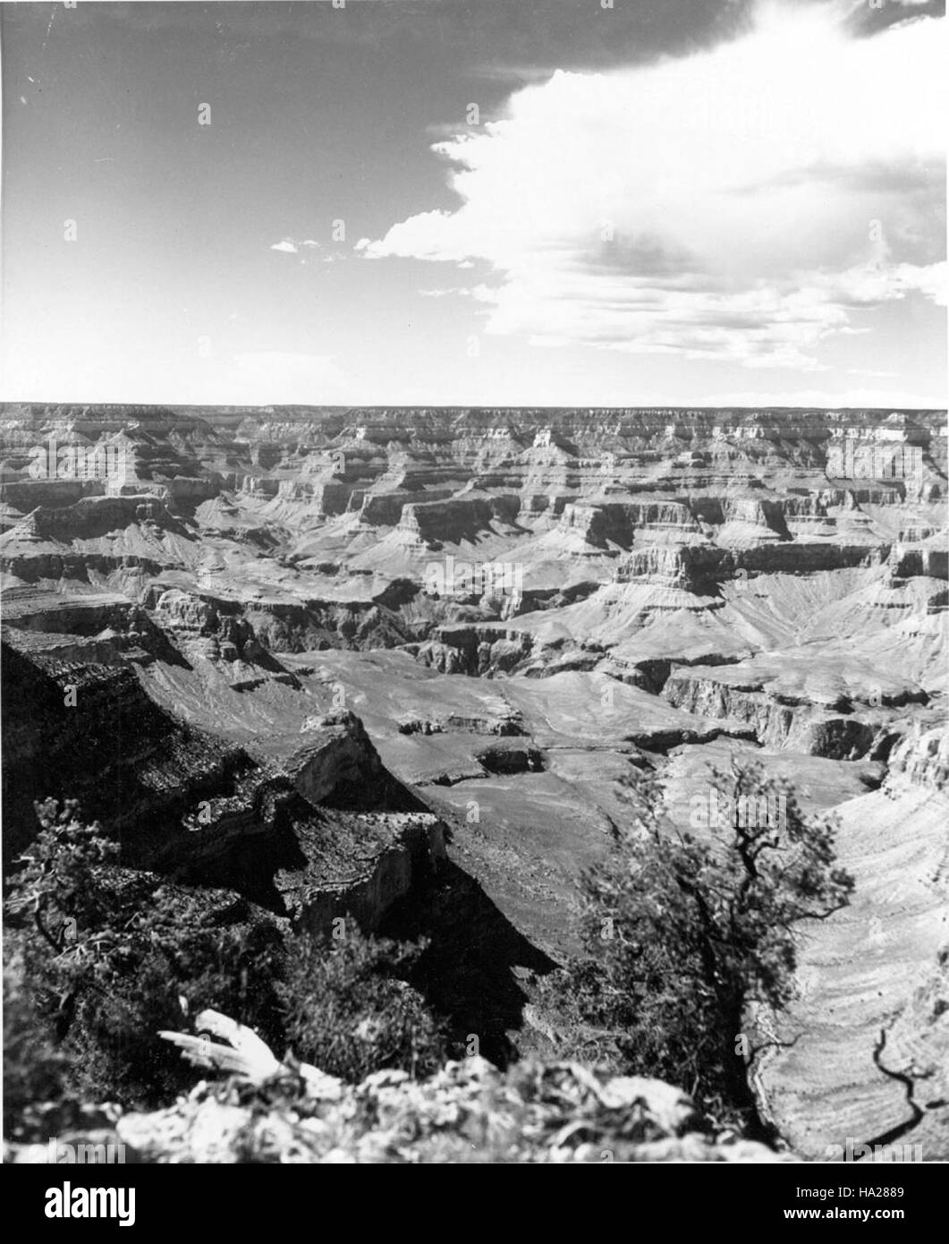 Shoshone Point, a historic area on the South Rim of the Grand Canyon ...