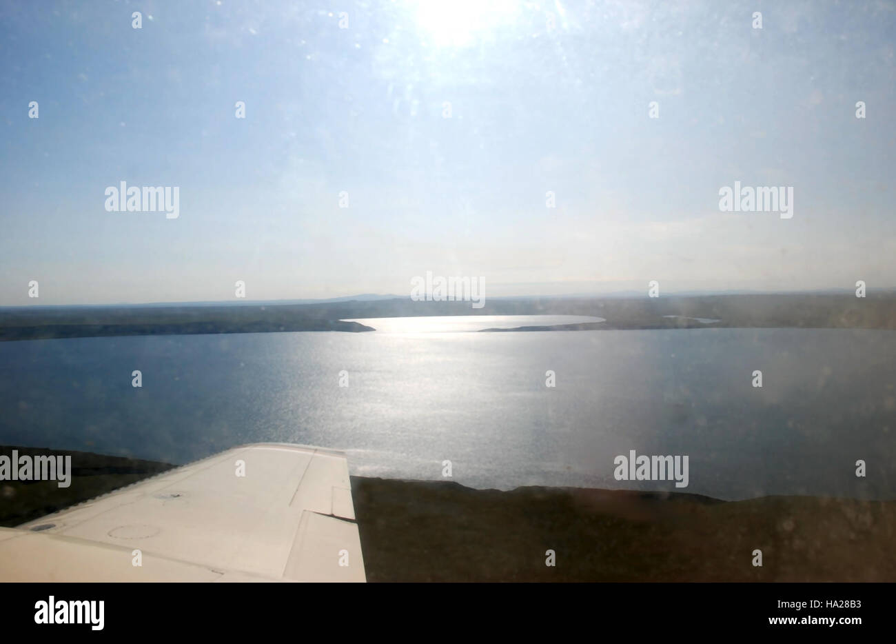 The view of Devil Mountain Lakes from a small plane offers a unique ...