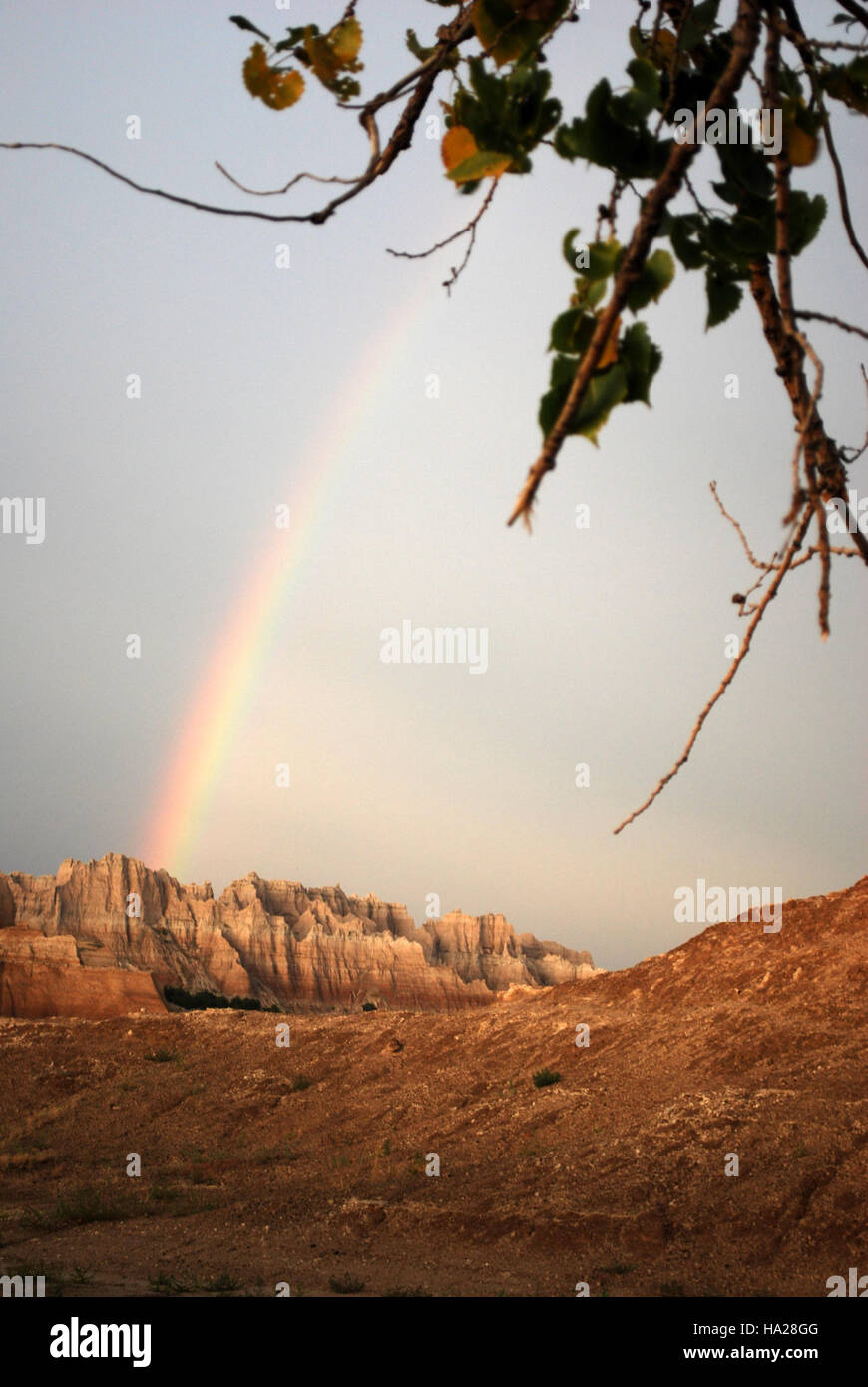 badlandsnationalpark 5853732650 Rainbow Stock Photo - Alamy