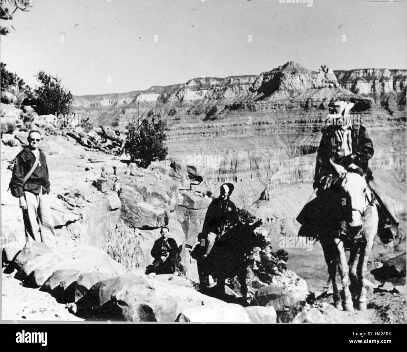 Hiking trail system Black and White Stock Photos & Images - Alamy