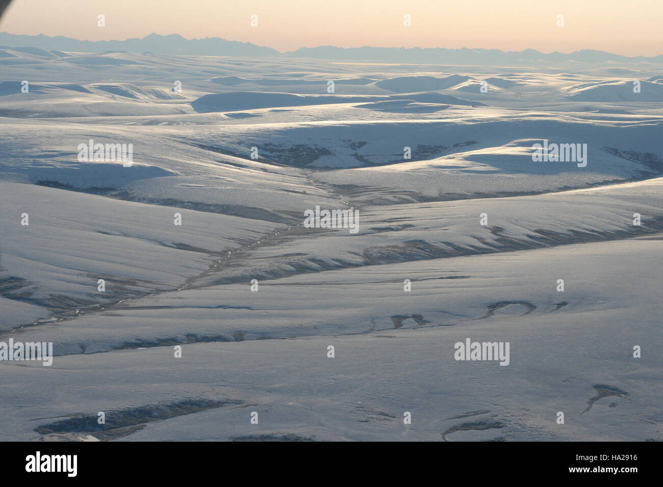 The Bering Land Bridge National Park in Alaska features expansive ...