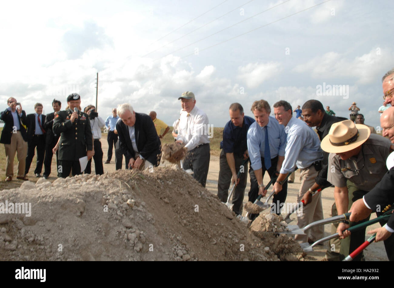 Groundbreaking for the Tamiami Trail Bridge in Everglades National Park ...
