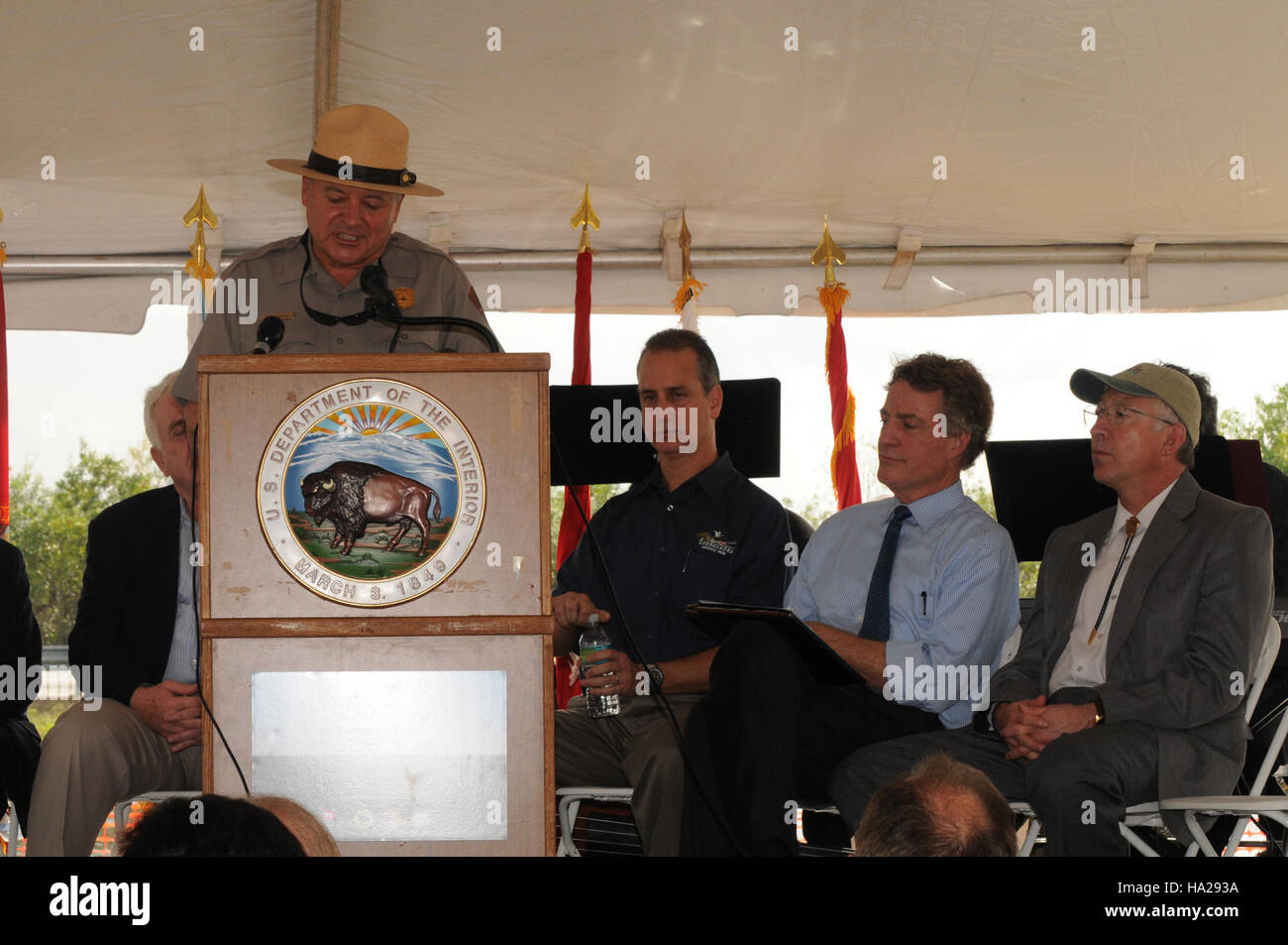 The Tamiami Trail Bridge in the Everglades National Park was ...
