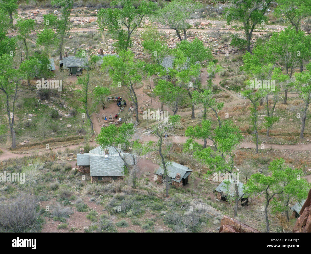 Phantom Ranch, located at the bottom of the Grand Canyon, offers a ...