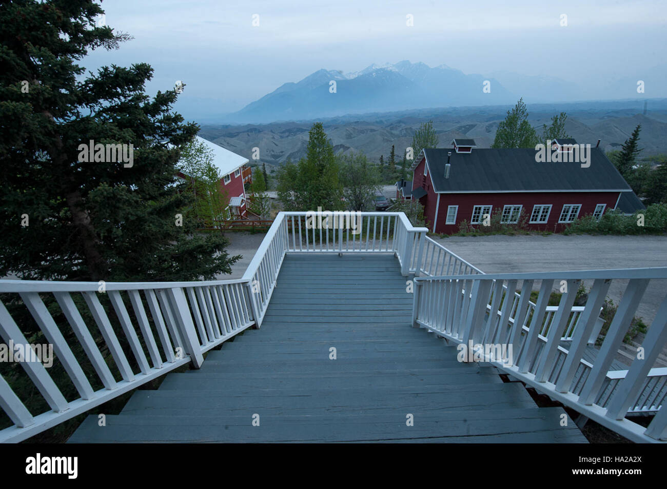 Kennicott, located in Wrangell-St. Elias National Park, is a historic ...