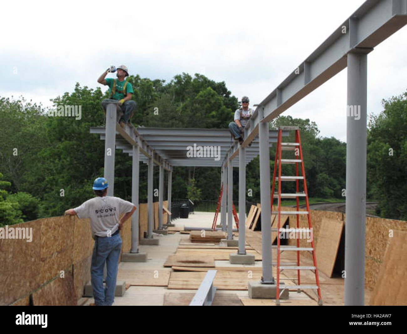 This image shows a view of Valley Forge National Historical Park ...