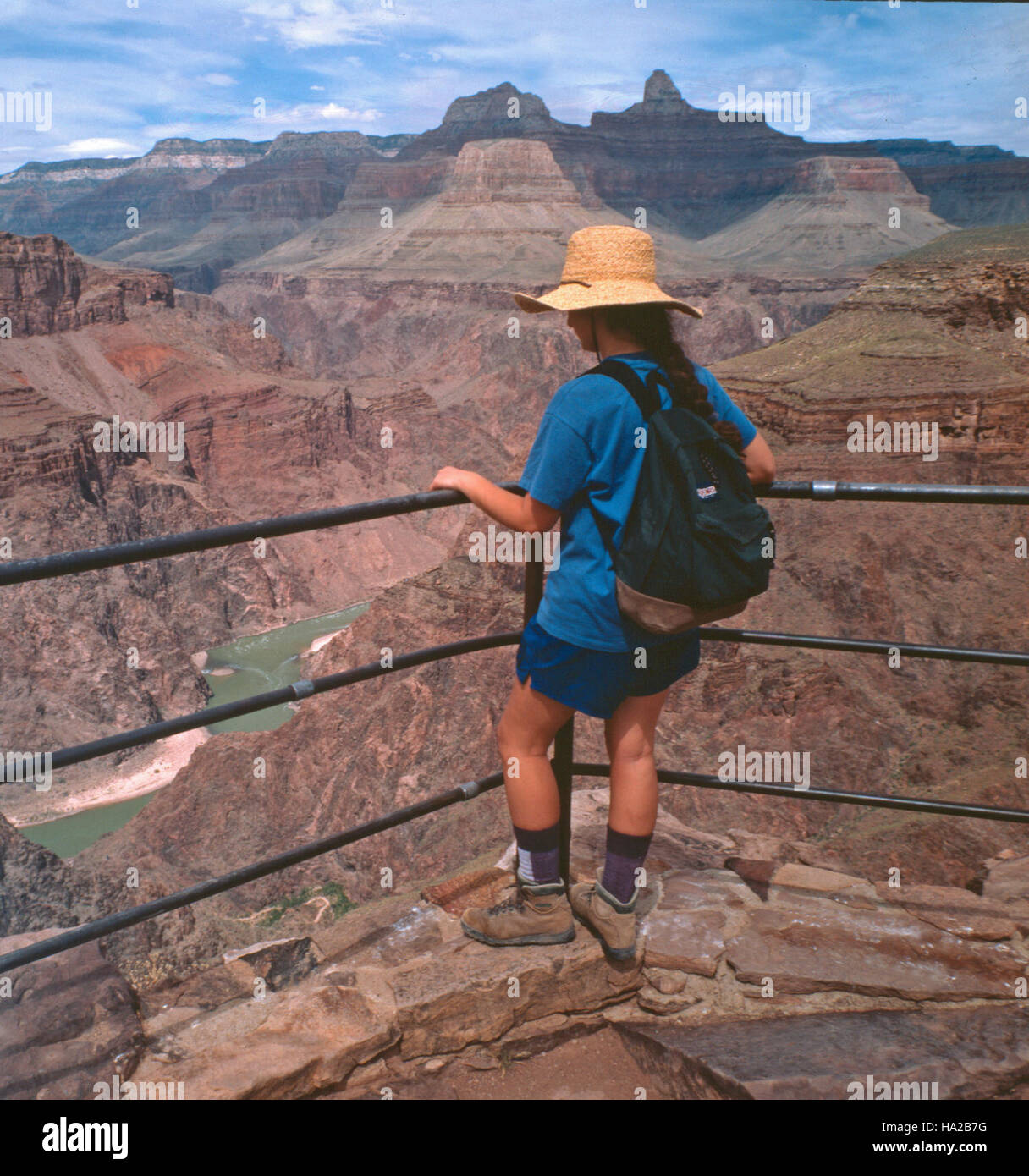 This photograph of the Grand Canyon's Plateau Point view captures the ...
