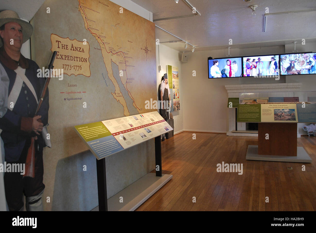 The Anza Trail Permanent Exhibit showcases the historical significance ...