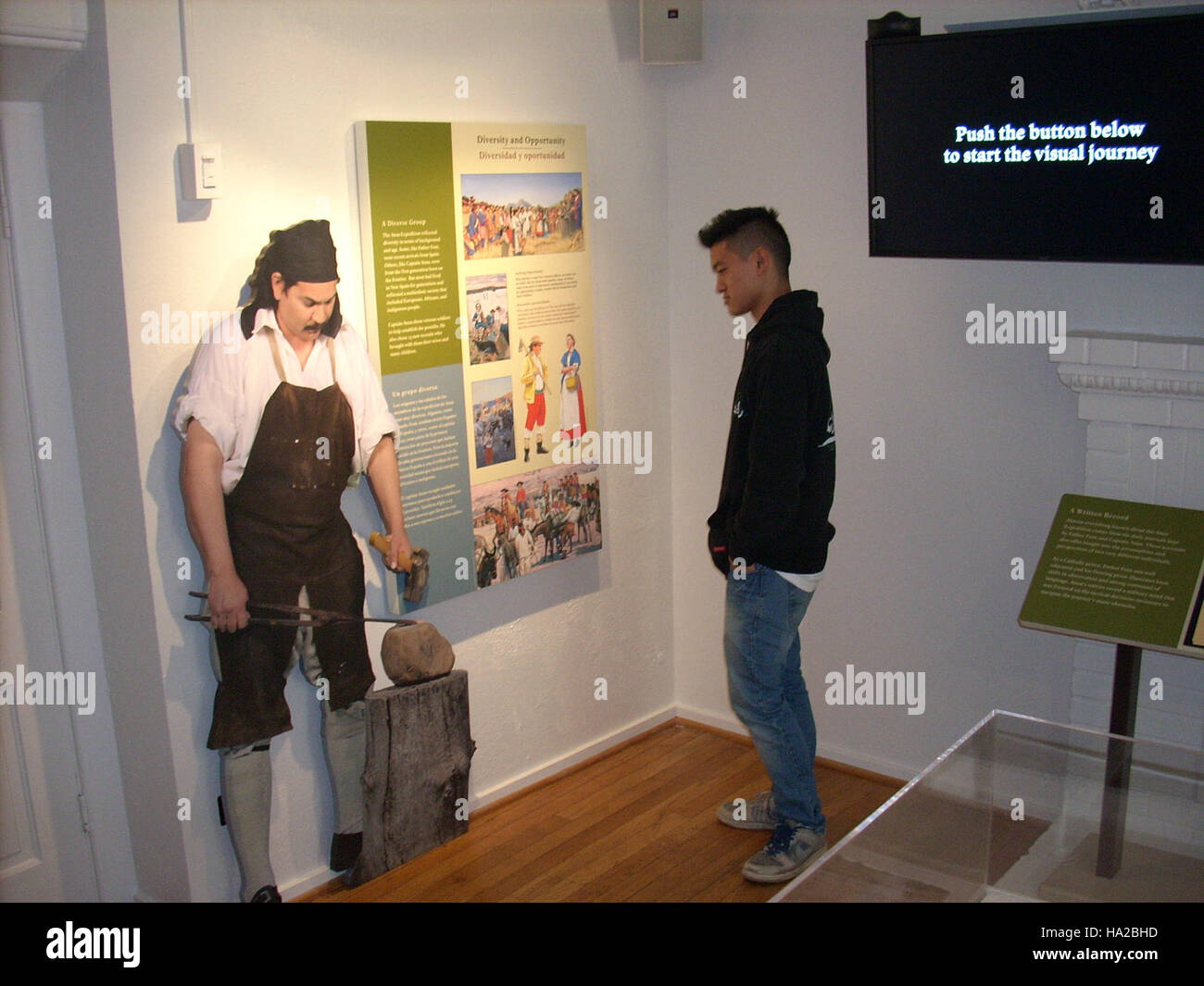 The Anza Trail Permanent Exhibit showcases the historical journey of ...