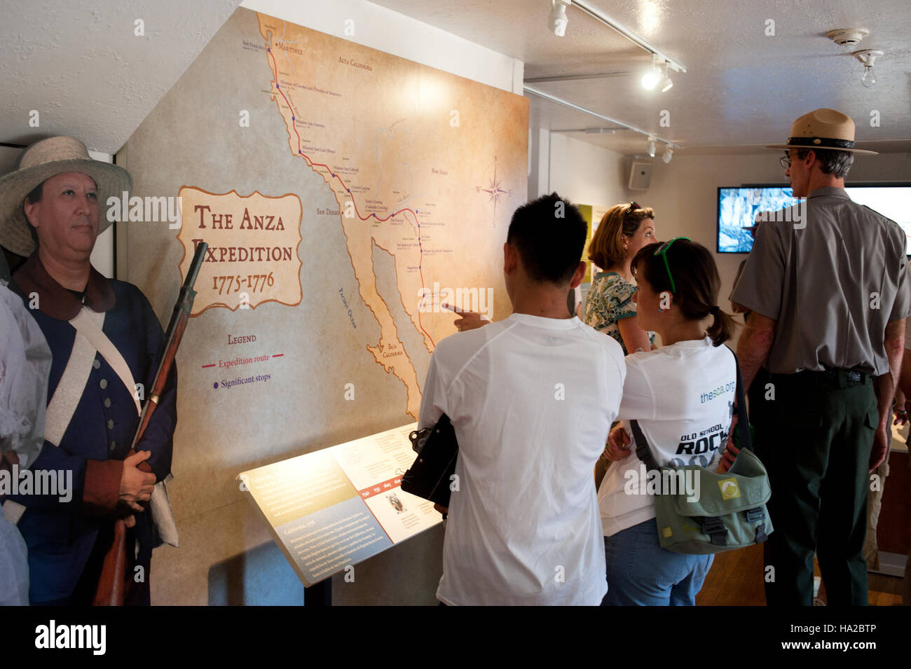 The Anza Trail exhibit opening celebrates the historical significance ...