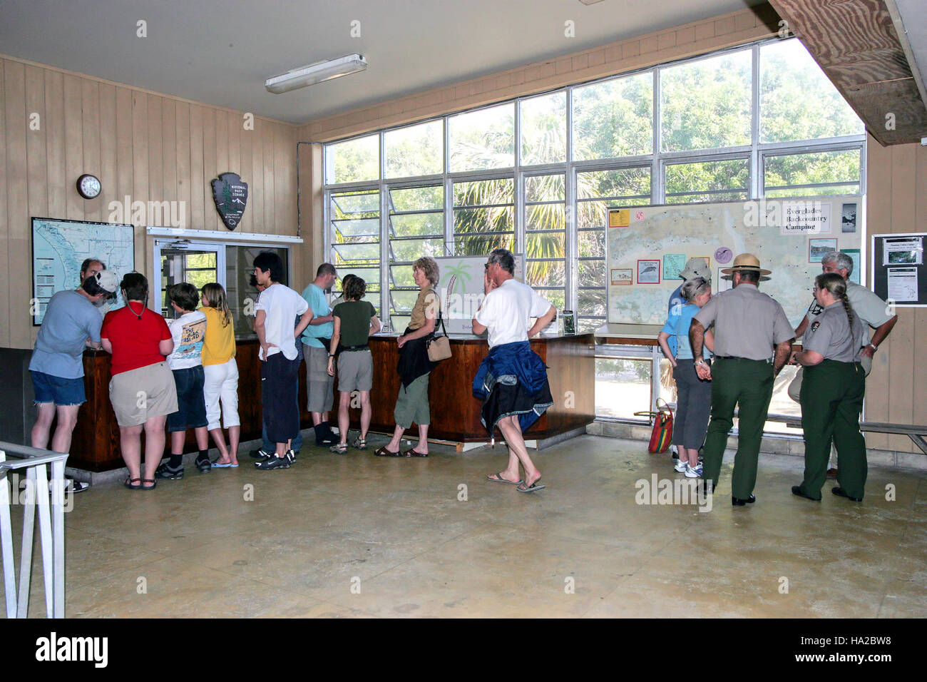 The Flamingo Visitor Center, located in Everglades National Park ...