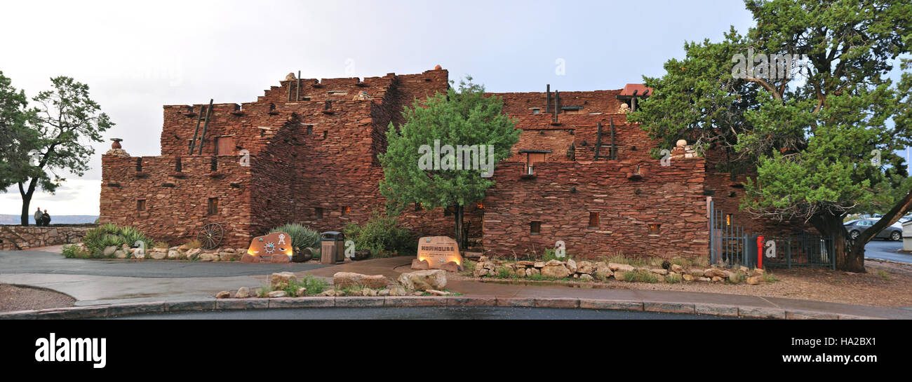 The Hopi House at the Grand Canyon, located on the South Rim, serves as ...