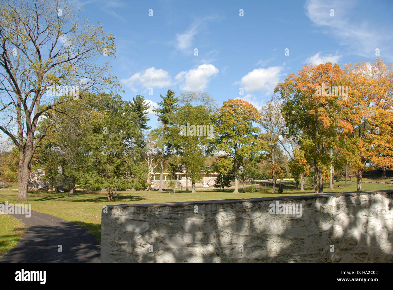 This image of Valley Forge National Park captures a sweeping landscape ...