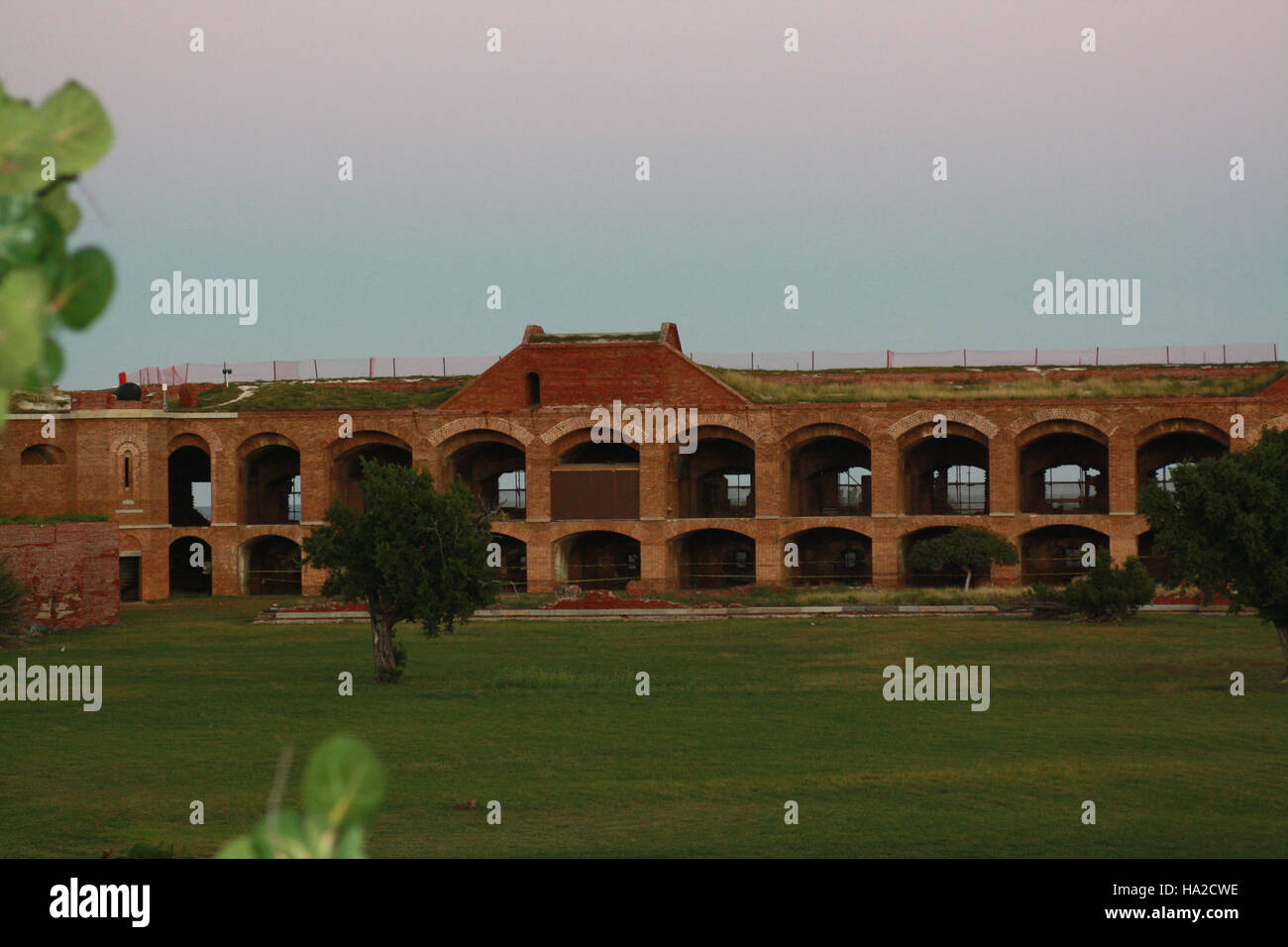 Inside Fort Zachary Taylor at Dry Tortugas National Park, visitors ...