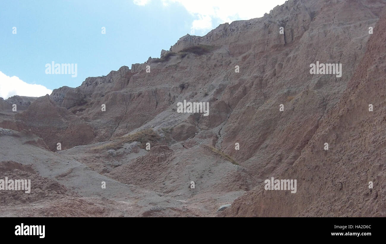 Badlands National Park in South Dakota features striking geological ...