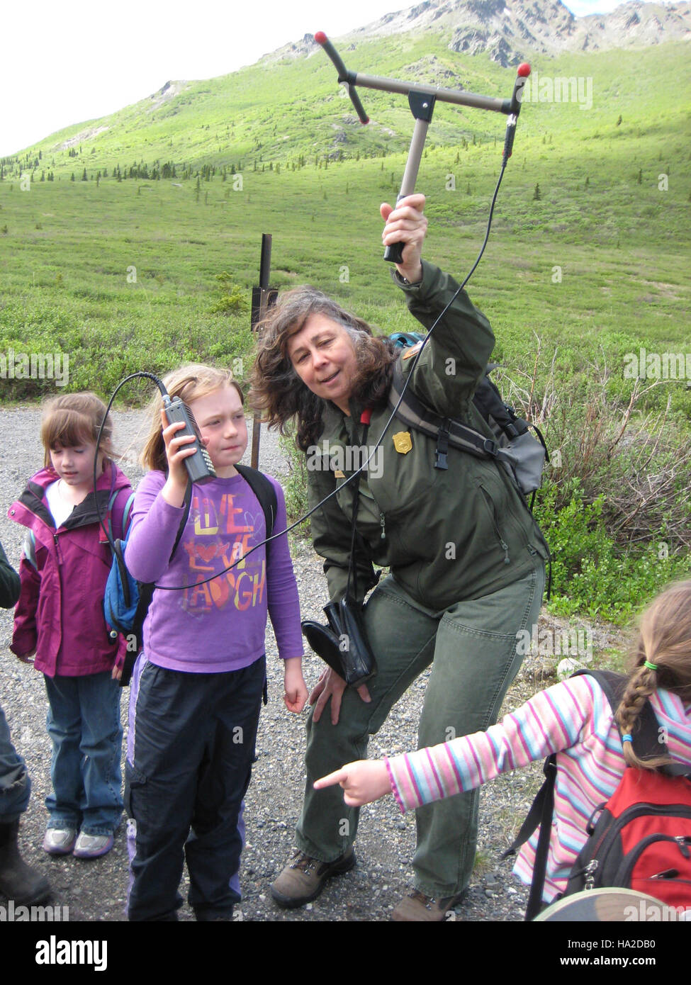 Nature Scouts engage in wolf tracking activities, providing valuable ...