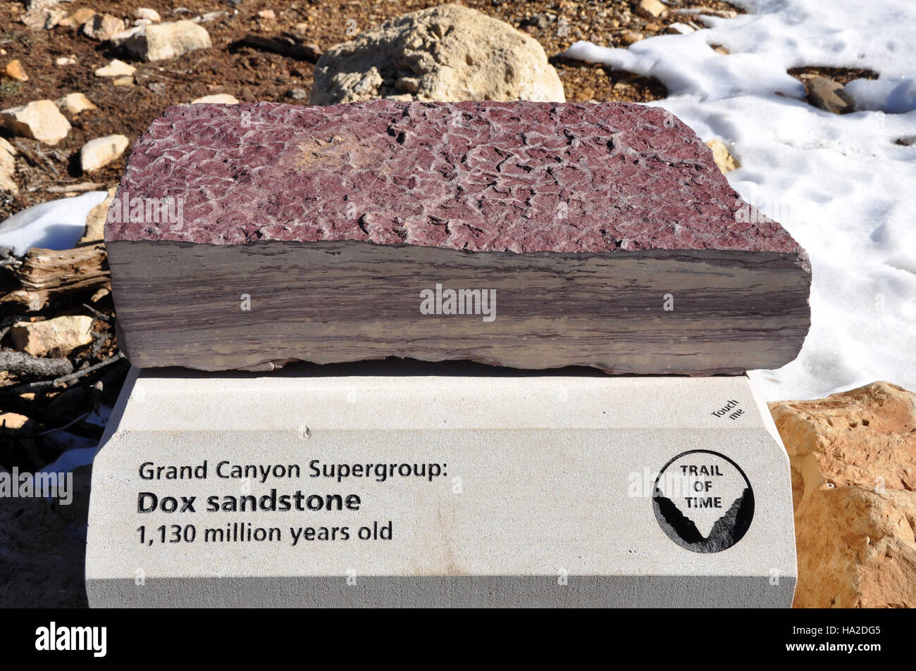 The Grand Canyon's 'Trail of Time' exhibit allows visitors to walk ...