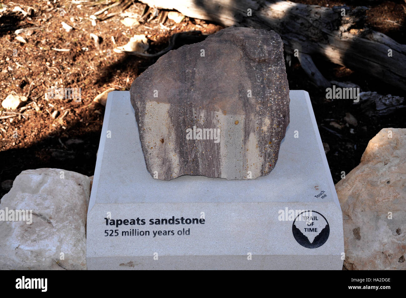 The Grand Canyon's Trail of Time exhibit showcases the geological ...