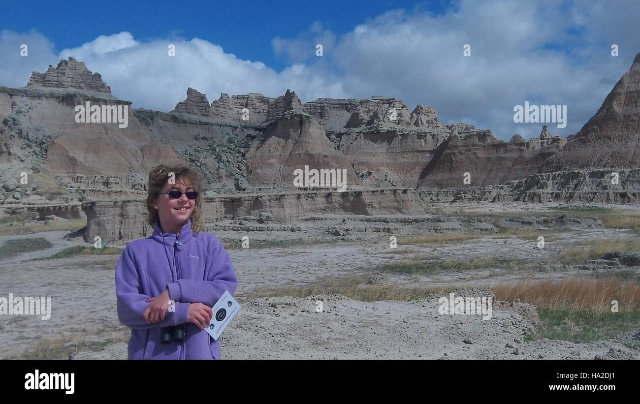 Badlands National Park, located in South Dakota, is known for its ...