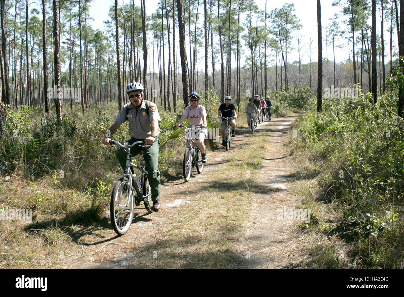 A ranger-led bike hike in Everglades National Park offers visitors an ...