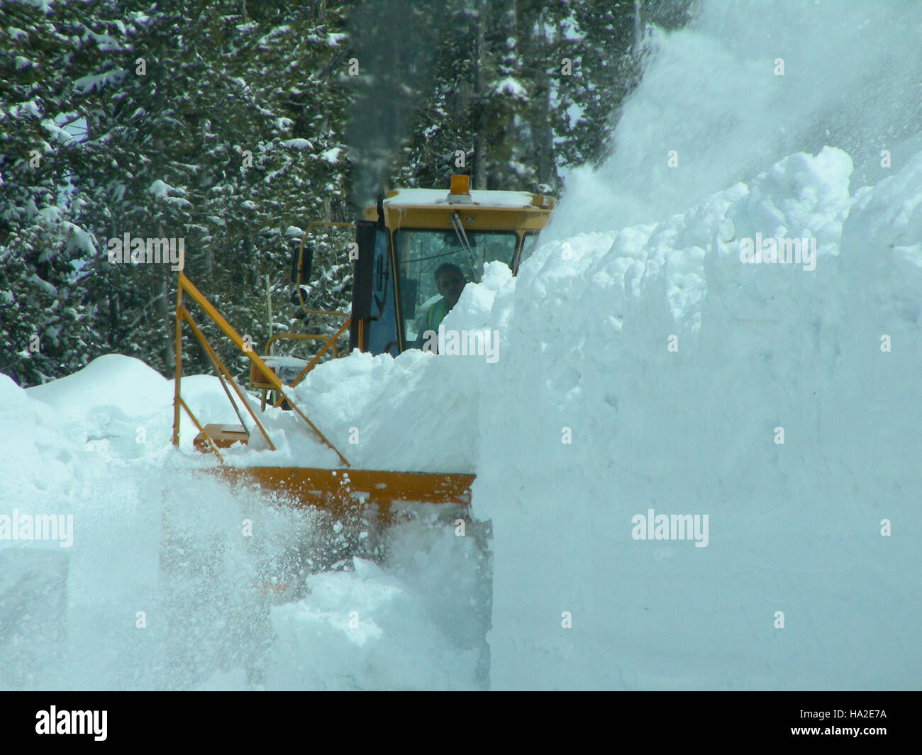 'Making Snow Fly' refers to the process of creating artificial snow for ...