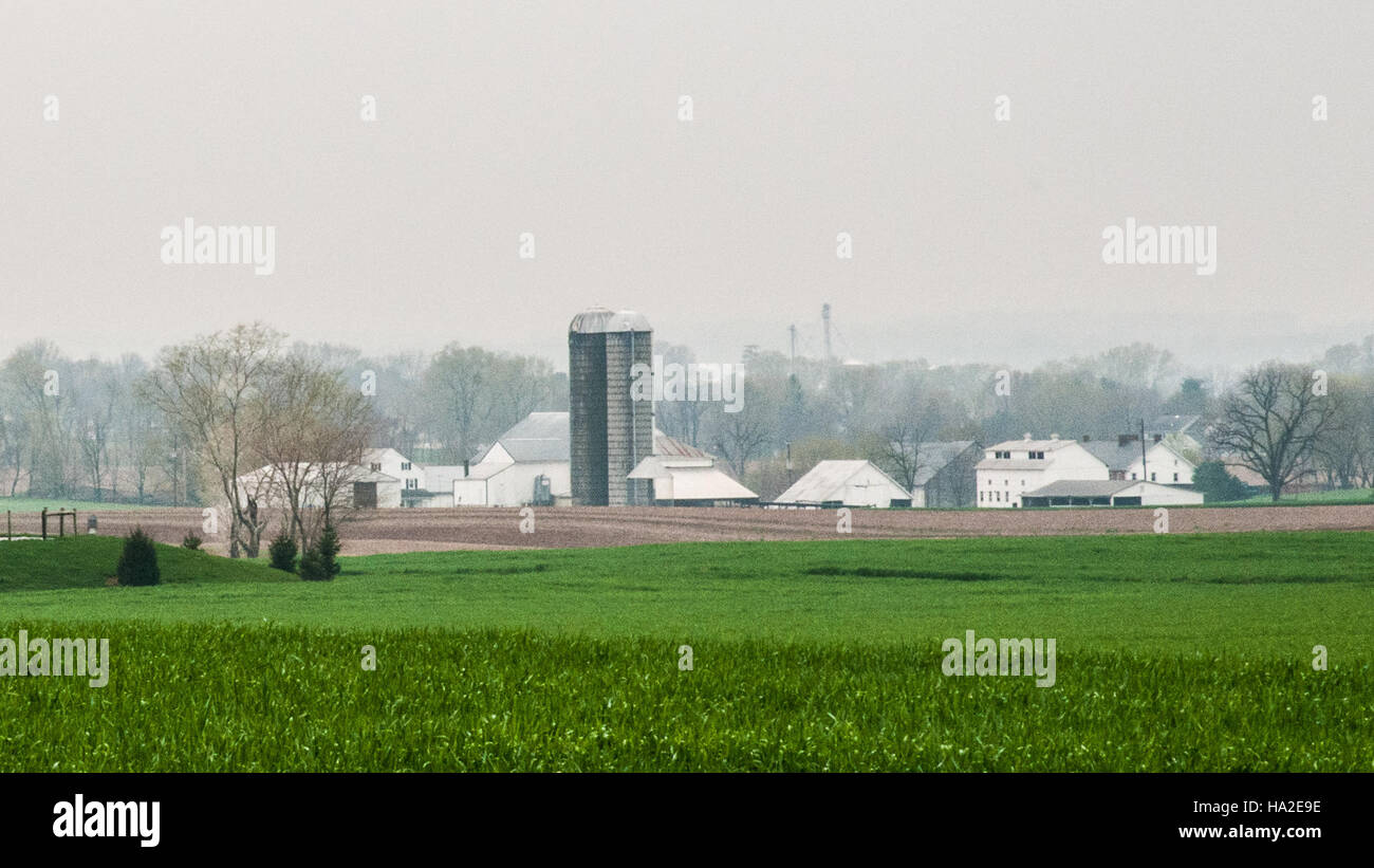 A biodigester is used on farms to manage organic waste, including ...