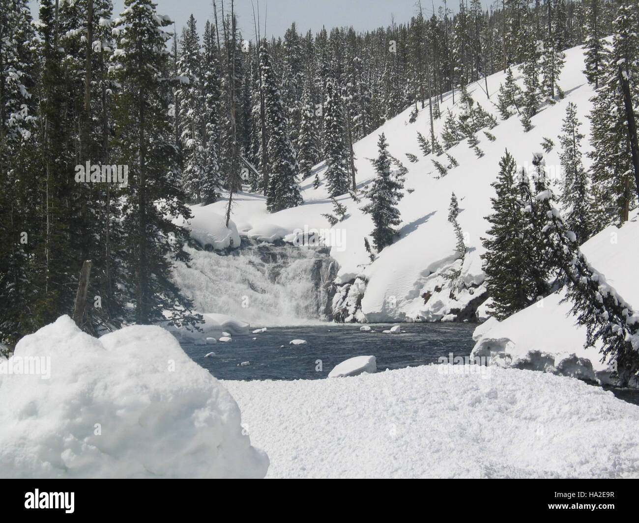 Beautiful waterfall located in hi-res stock photography and images - Alamy