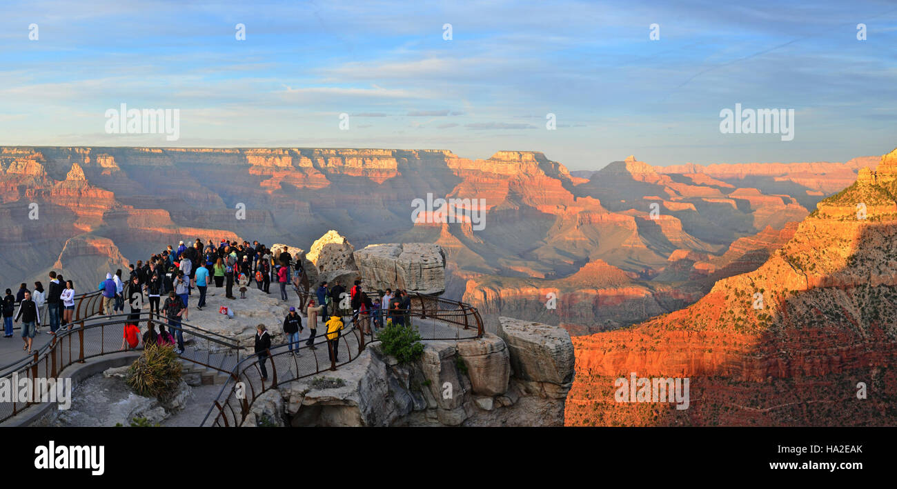 Mather Point in Grand Canyon National Park offers breathtaking views of ...