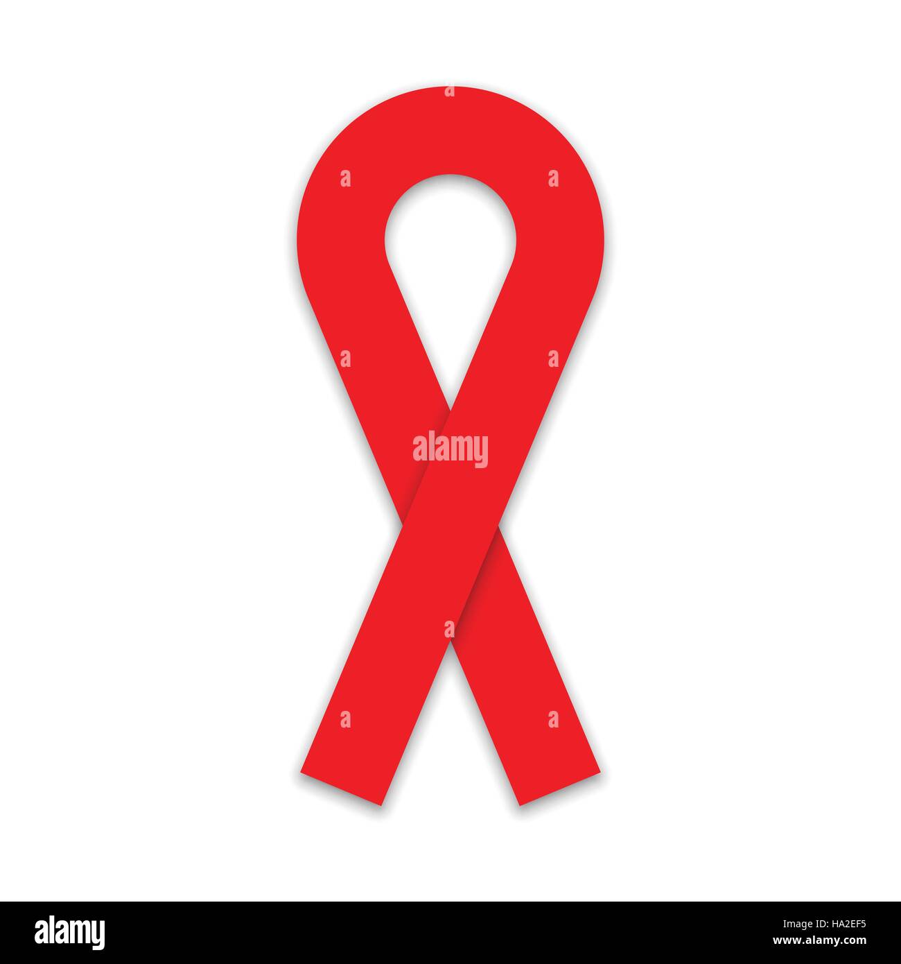 AIDS awareness ribbon vector illustration Stock Vector Image & Art - Alamy