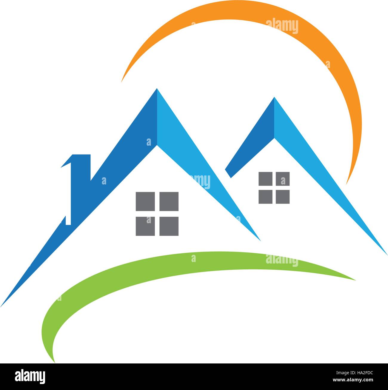 Home and Building Business Property Logo Template Stock Vector Image ...