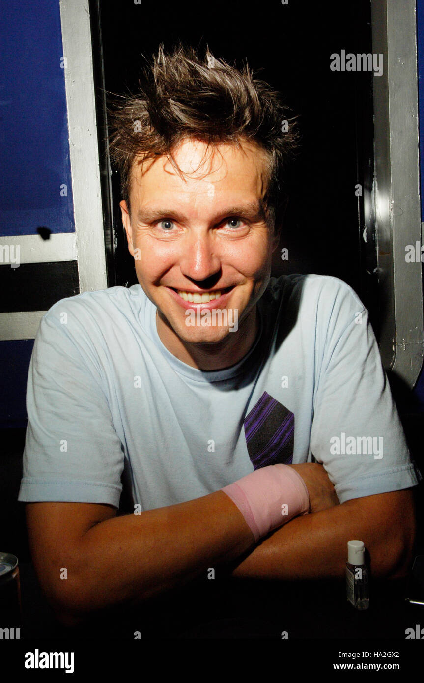 Mark Hoppus of +44 portrait at the Roxy Theatre in Hollywood, Ca Stock ...