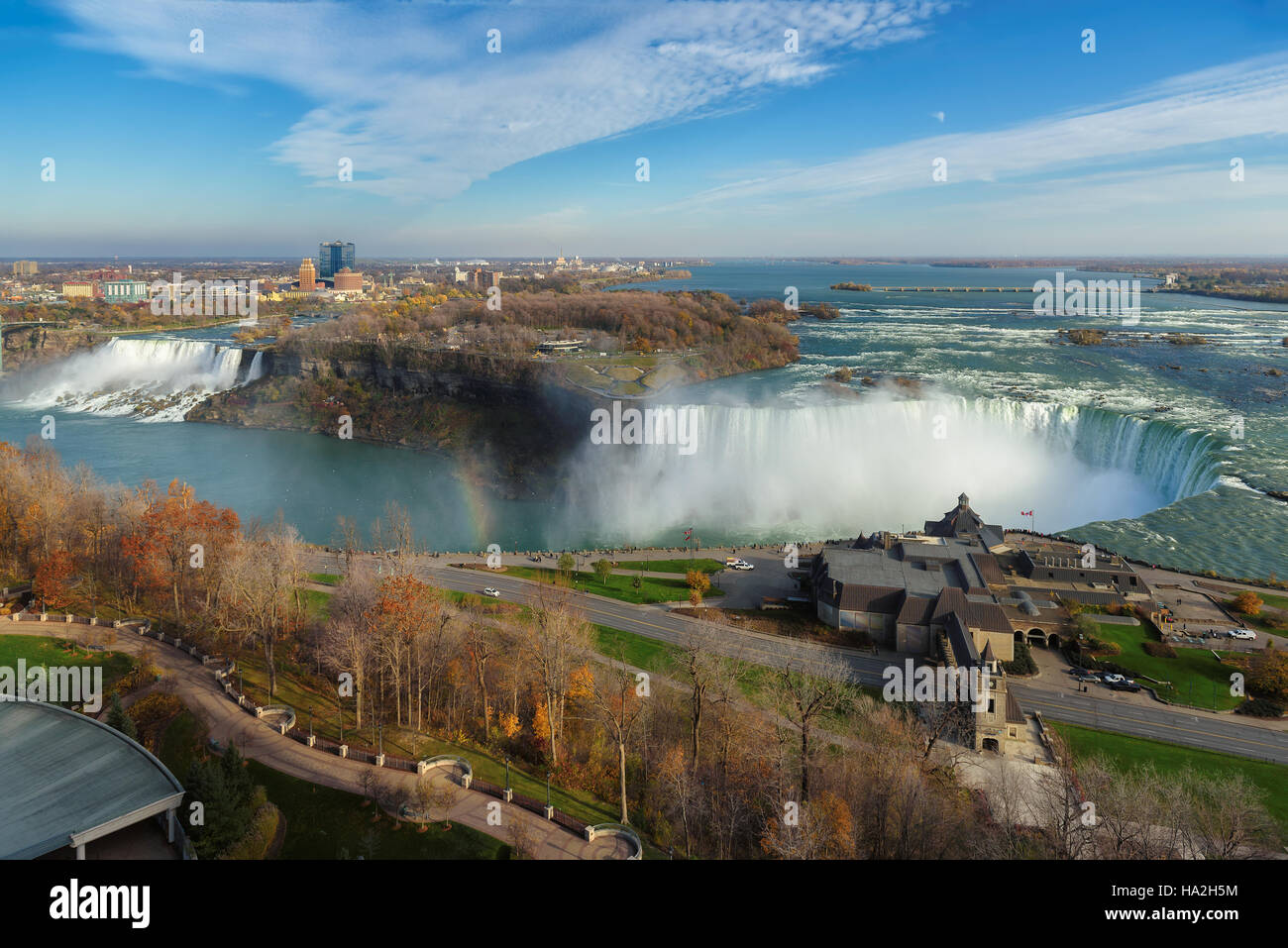 Niagara falls aerial hi-res stock photography and images - Alamy