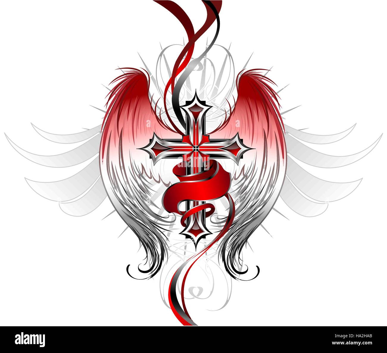 Red cross banner hi-res stock photography and images - Alamy