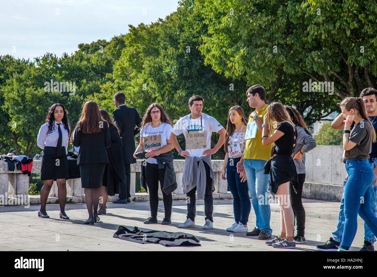 Praxe - ritual initiation where College Freshmen are welcomed by ...