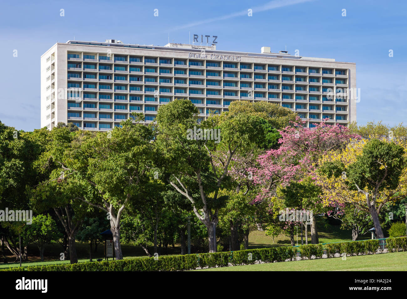 Lisbon, Portugal - October 19, 2016: The Four Seasons Hotel Ritz. A ...