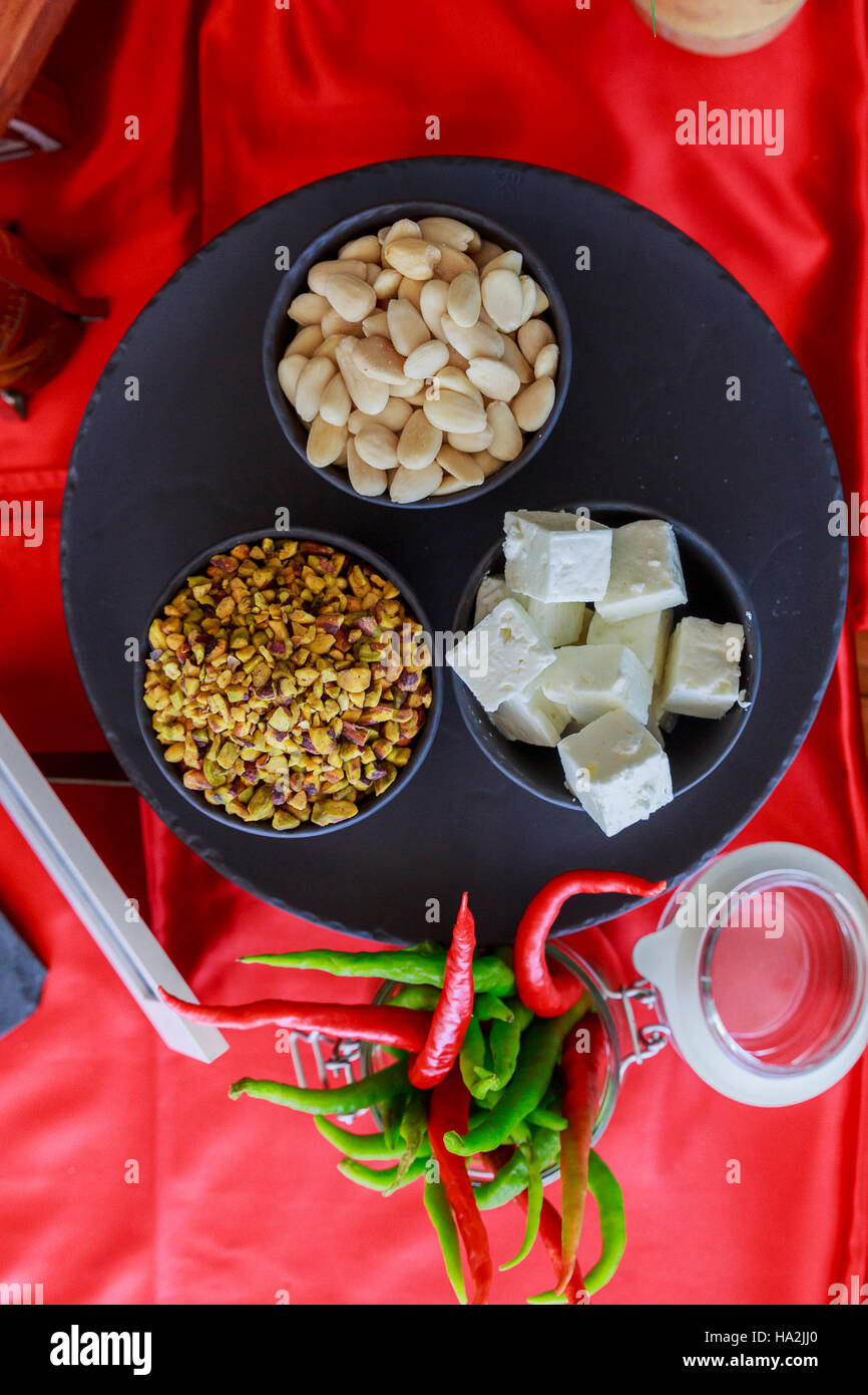 Cheese with nuts hi-res stock photography and images - Alamy