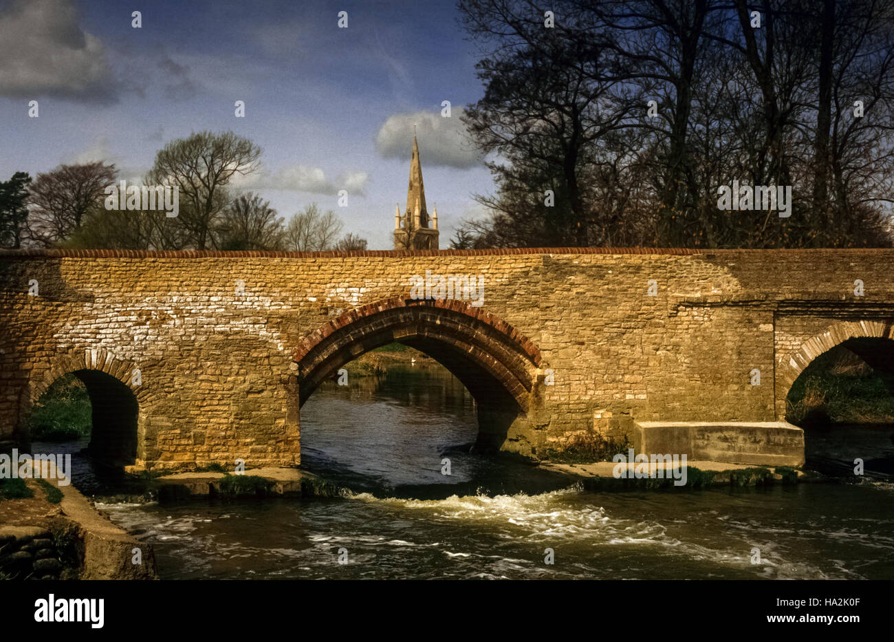 River Great Ouse Harrold Village Bedfordshire UK Stock Photo - Alamy