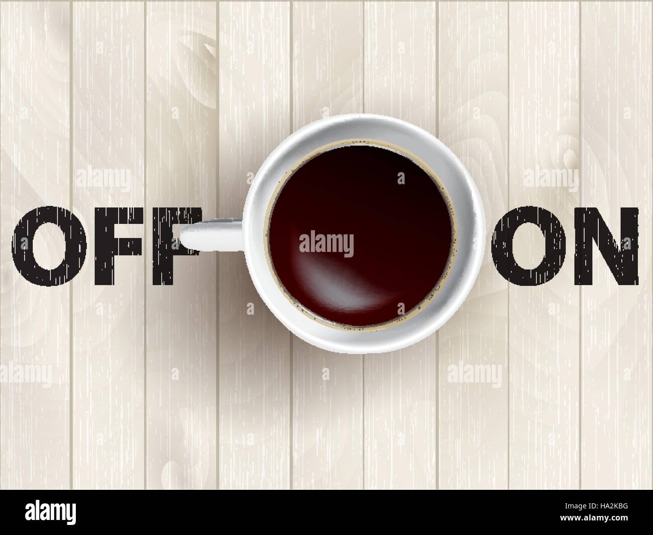 Coffee table close up view Stock Vector Images - Alamy