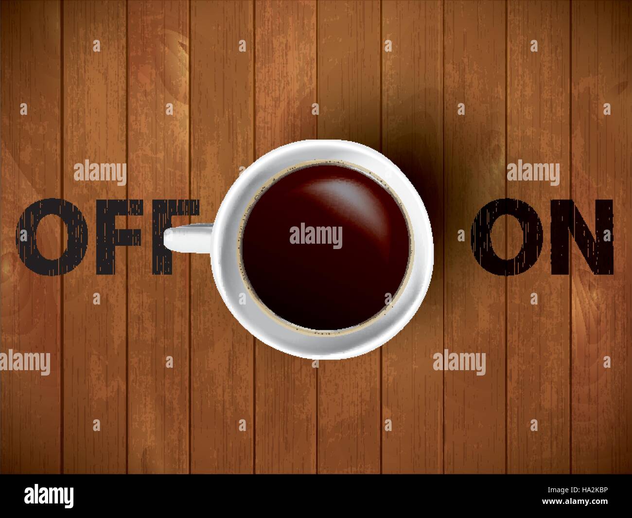Coffee table close up view Stock Vector Images - Alamy