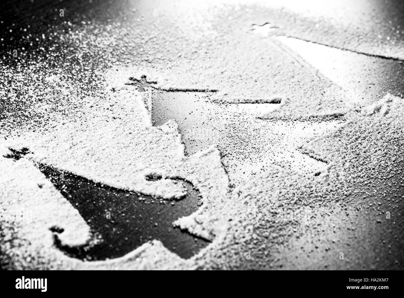 Rustic wood christmas tree Black and White Stock Photos & Images - Alamy