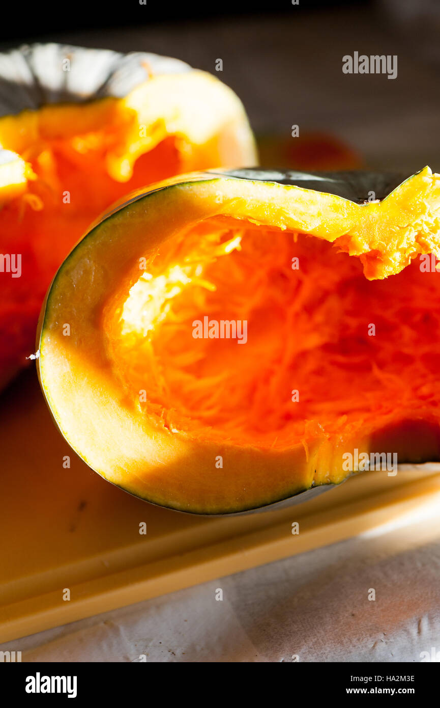Queensland blue pumpkin Stock Photo - Alamy