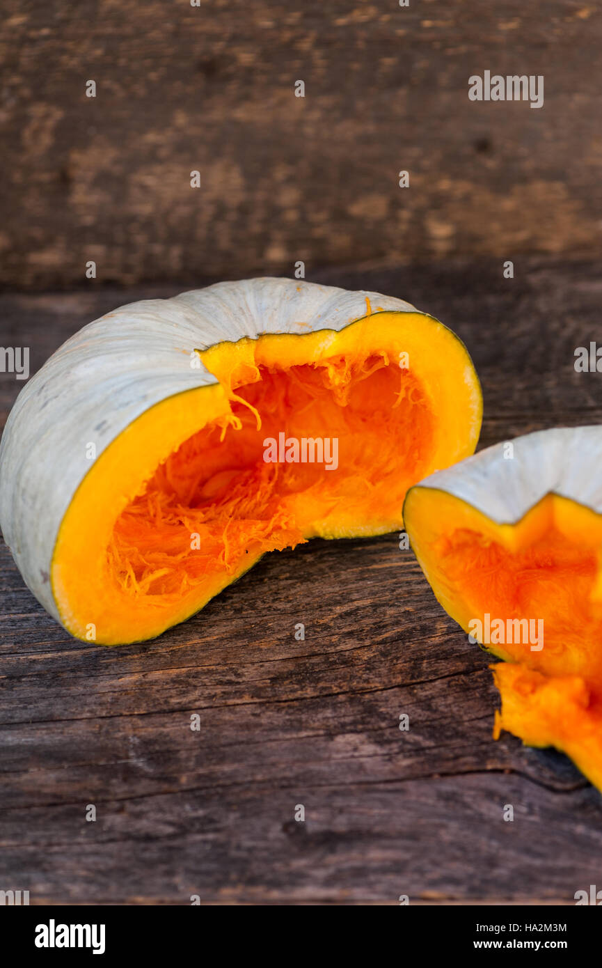 Queensland blue pumpkin Stock Photo - Alamy