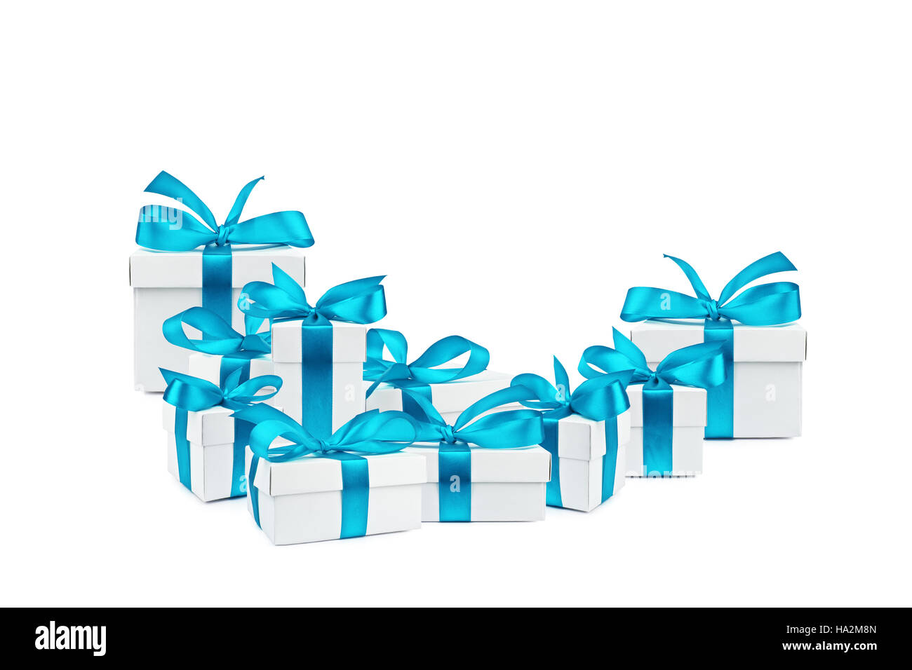set of gift box isolated Stock Photo - Alamy