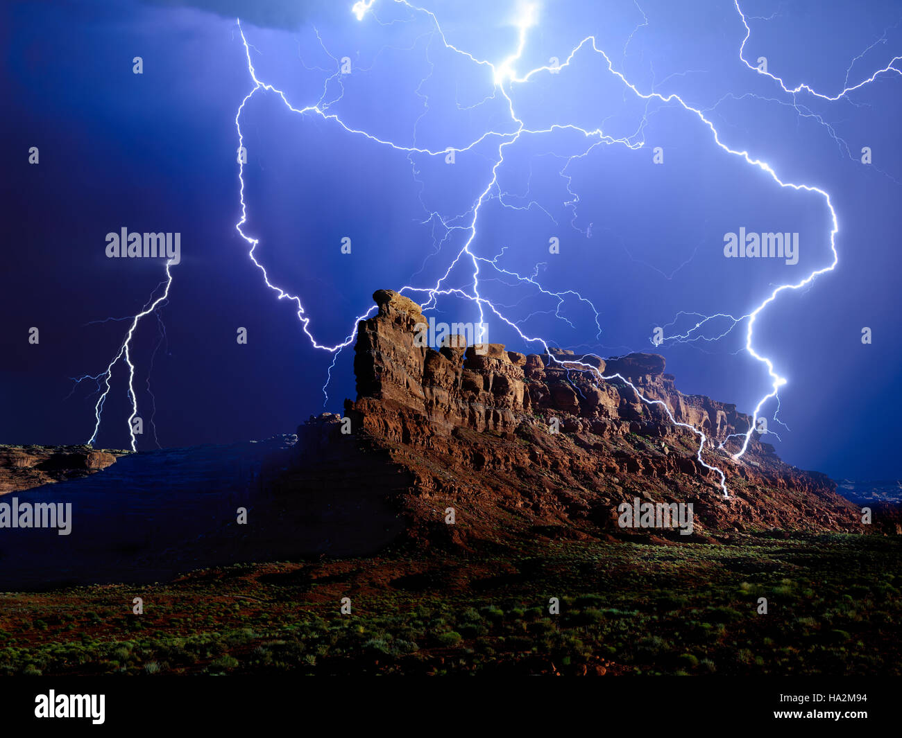Utah night sky rock hi-res stock photography and images - Alamy