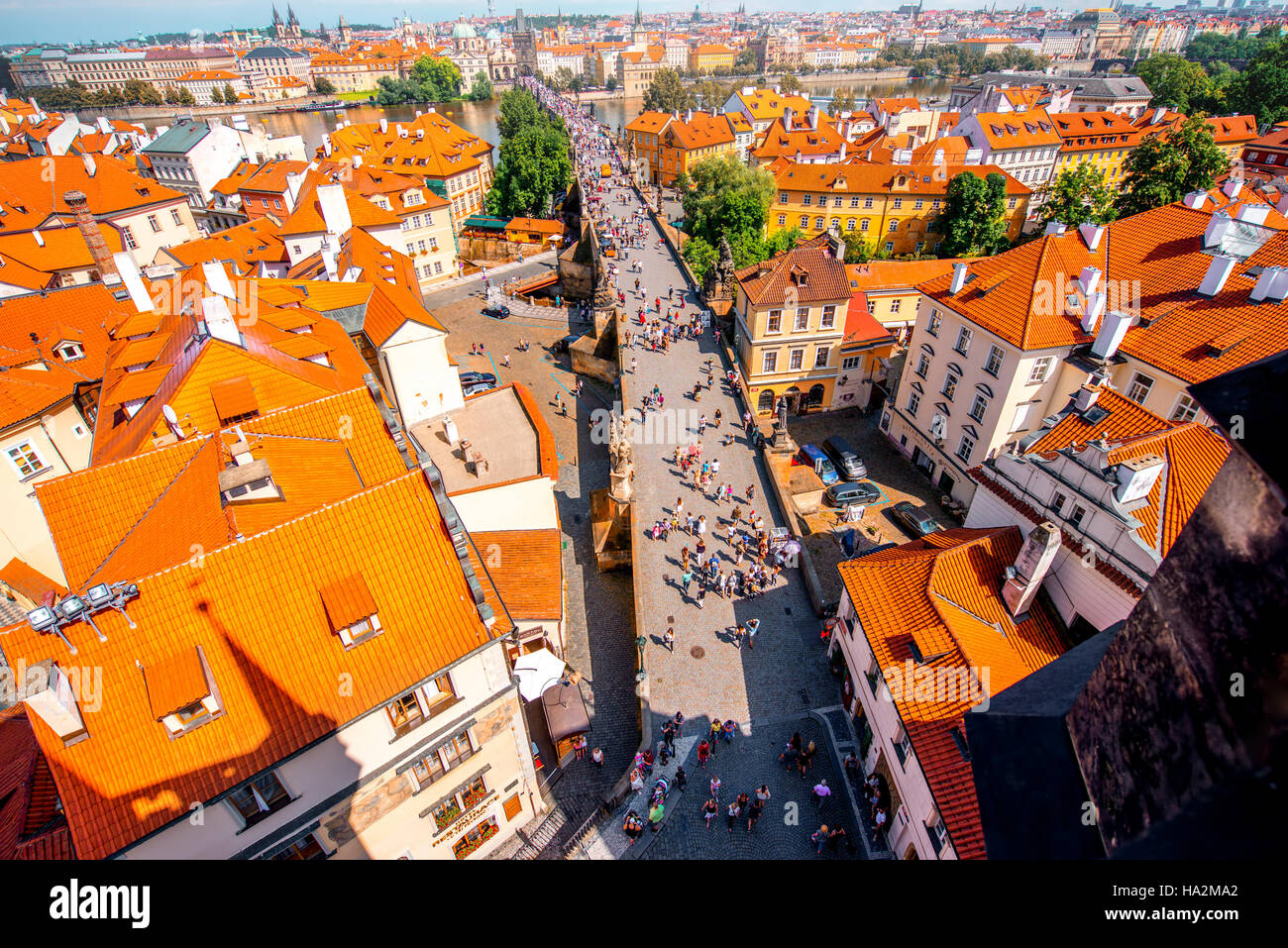 Prague cityscape view Stock Photo - Alamy