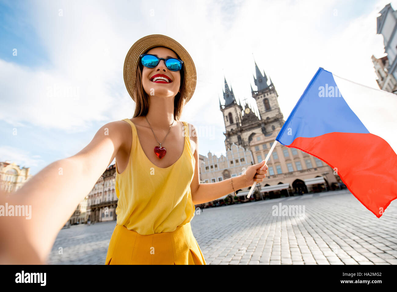 Prague woman hi-res stock photography and images - Alamy